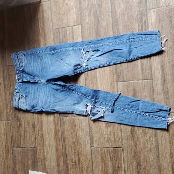 Zara | Jeans | Zara Basic Denim Z975 Distressed Destroyed Jeans | Poshmark